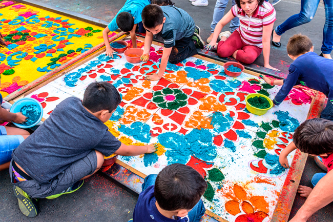 Conoce el arte tras las alfombras de aserrín con Citocolor👈